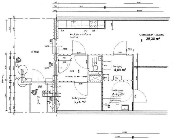 2D tekening :: Bouwjedroomhuis
